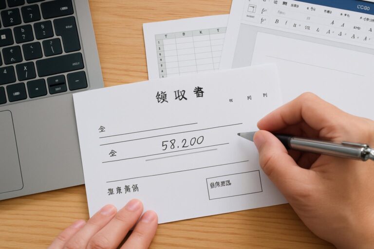 インボイス対応！無料の領収書テンプレート【Excel・Word】簡単ダウンロード